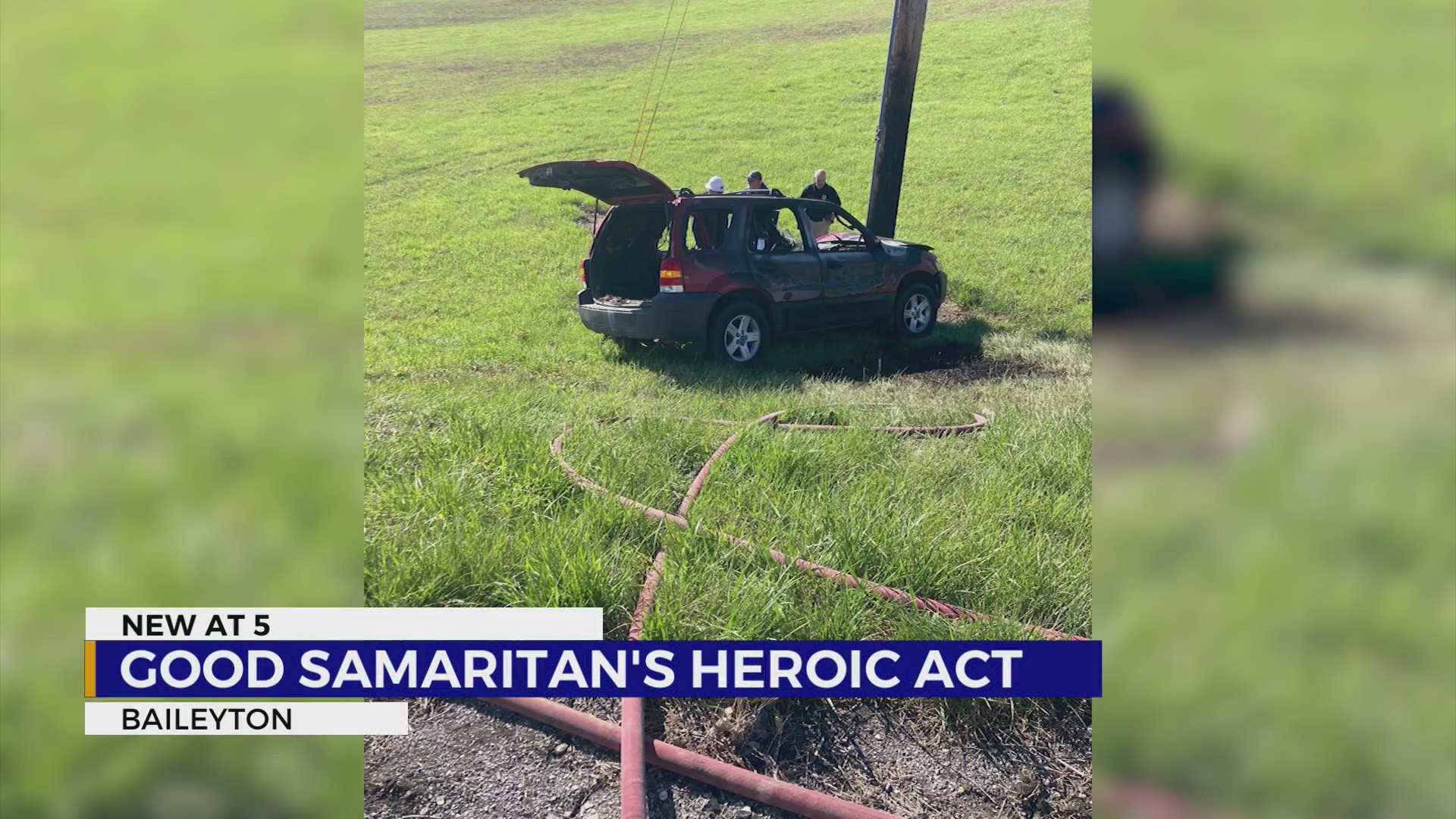 A Good Samaritan helps pull a man from a burning vehicle – WJHL | Tri ...