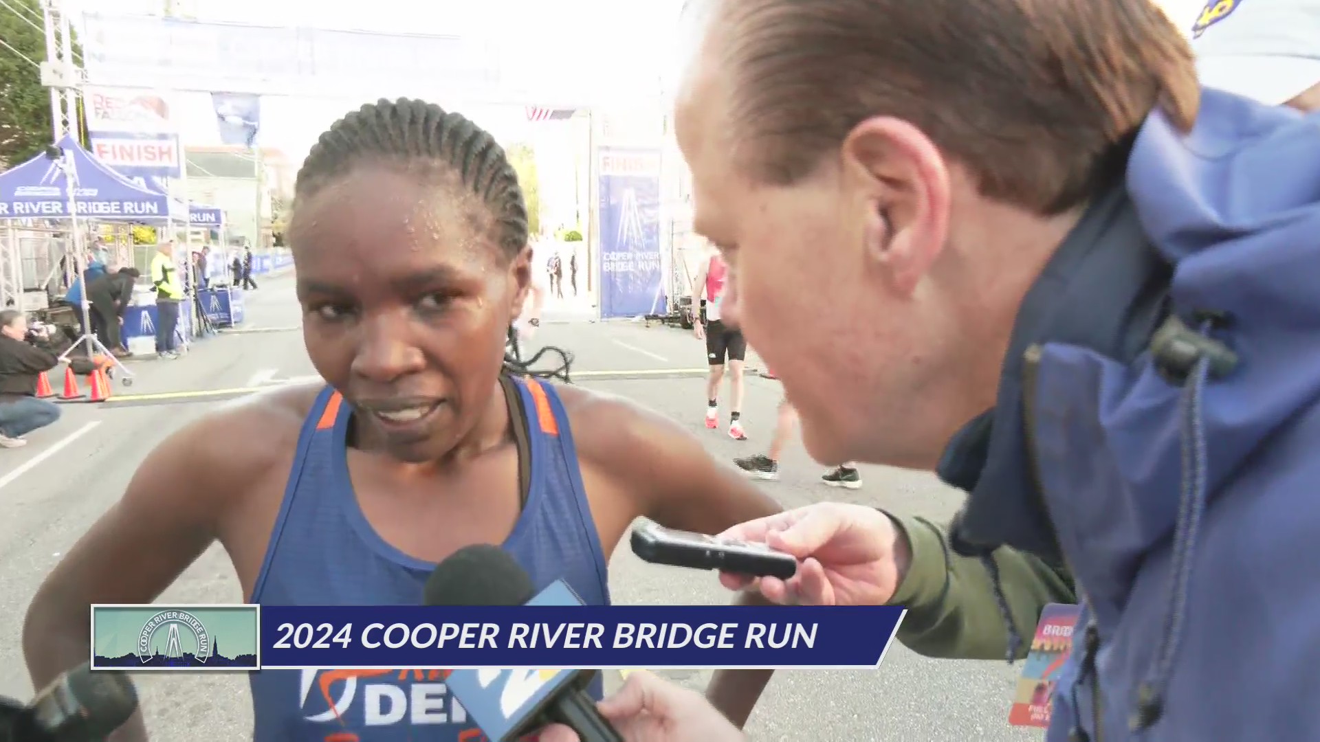 Elite runners Ali Abdilmana and Sarah Naibei win Cooper River Bridge ...