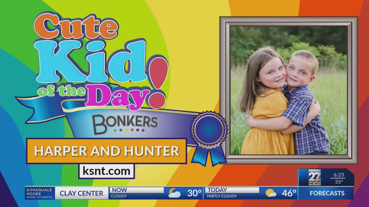 Cute Kid of the Day: Harper & Hunter – KSNT 27 News
