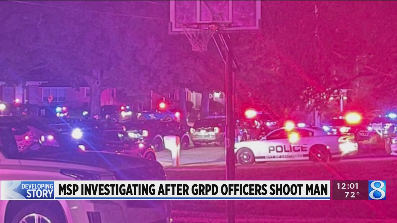 GRPD chief: Man pointed gun at officers before being shot – WOODTV.com