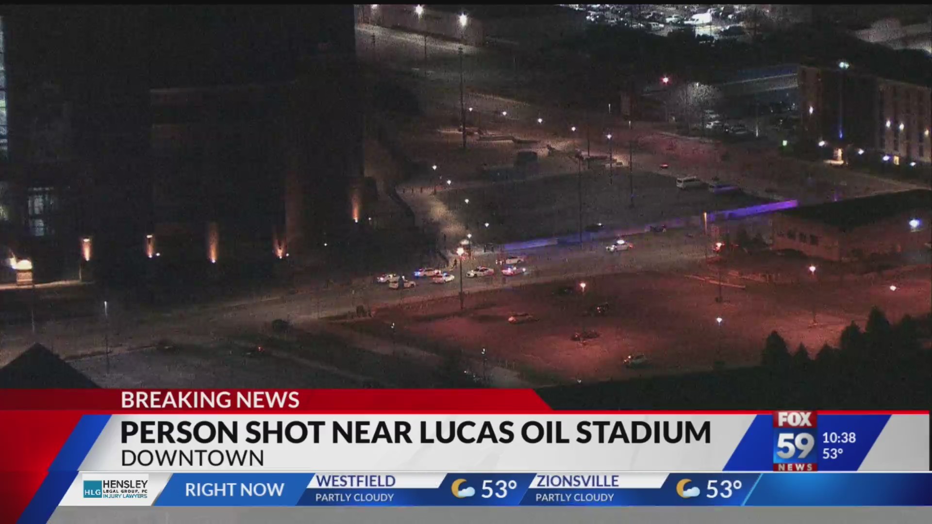 Person shot in downtown Indianapolis near Lucas Oil Stadium – Fox 59