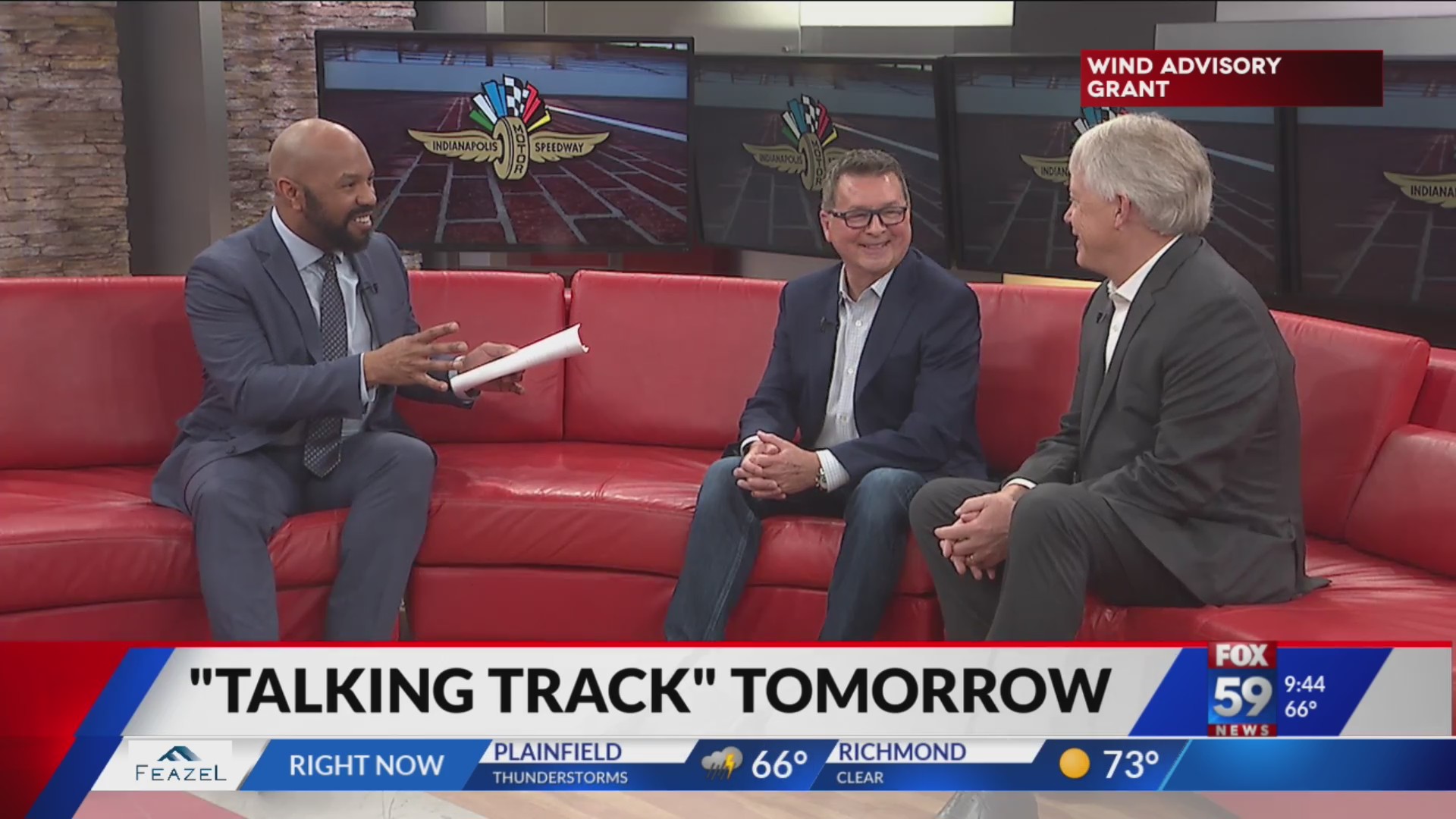 Talking Track with Curt Cavin and Scott Goodyear – Fox 59