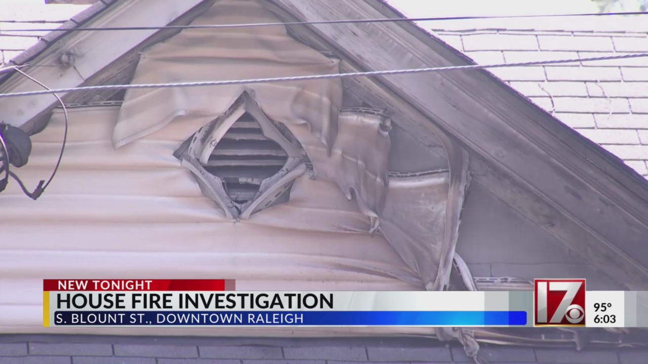 9 displaced after downtown Raleigh house fire, officials say – CBS17.com