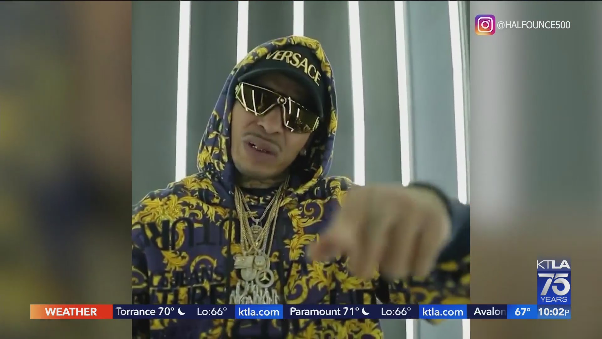 Gunman sought in shooting death of rapper Half Ounce – KTLA