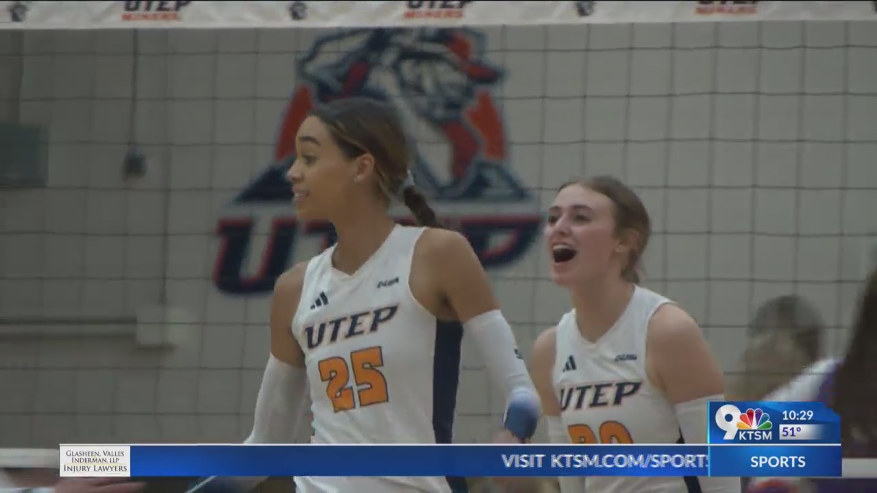 UTEP volleyball beats Clemson in front of sold-out Memorial Gym in NIVC ...