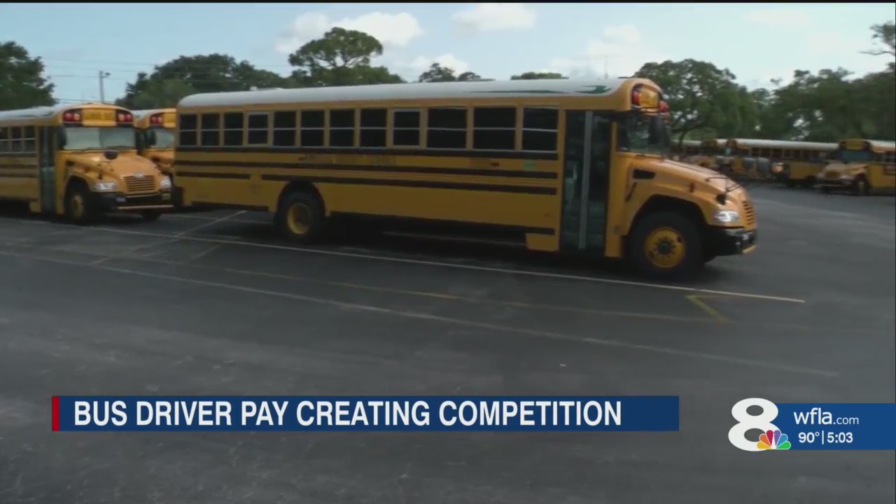 Pinellas County school bus drivers get pay raise amid shortages – WFLA