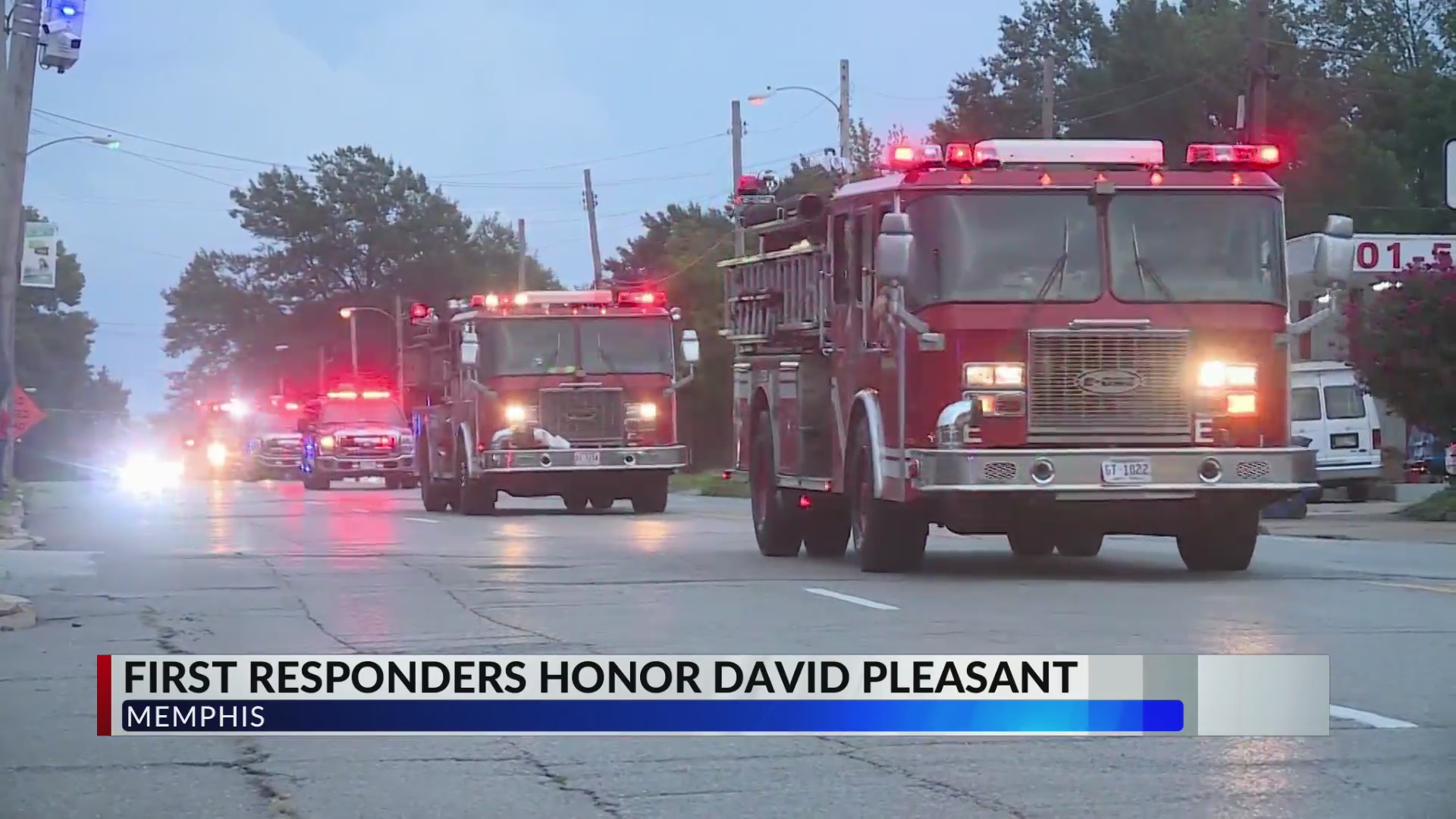 First responders honor fallen Memphis firefighter – WREG.com