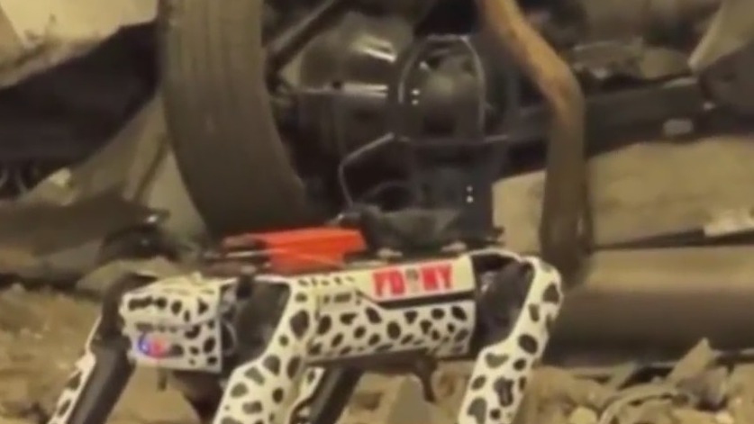 FDNY robot dog helps in NYC building collapse search – PIX11