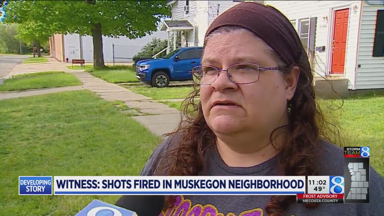 Witness: Shots fired in Muskegon neighborhood – WOODTV.com