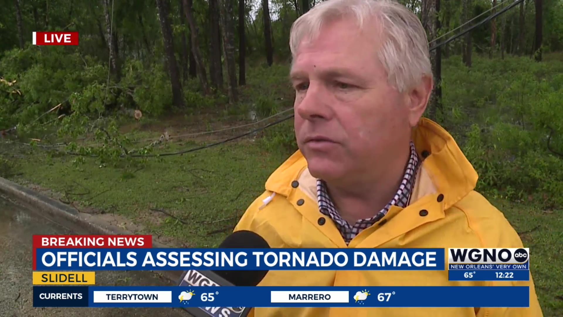 Slidell mayor gives update after possible tornado touches down – WGNO