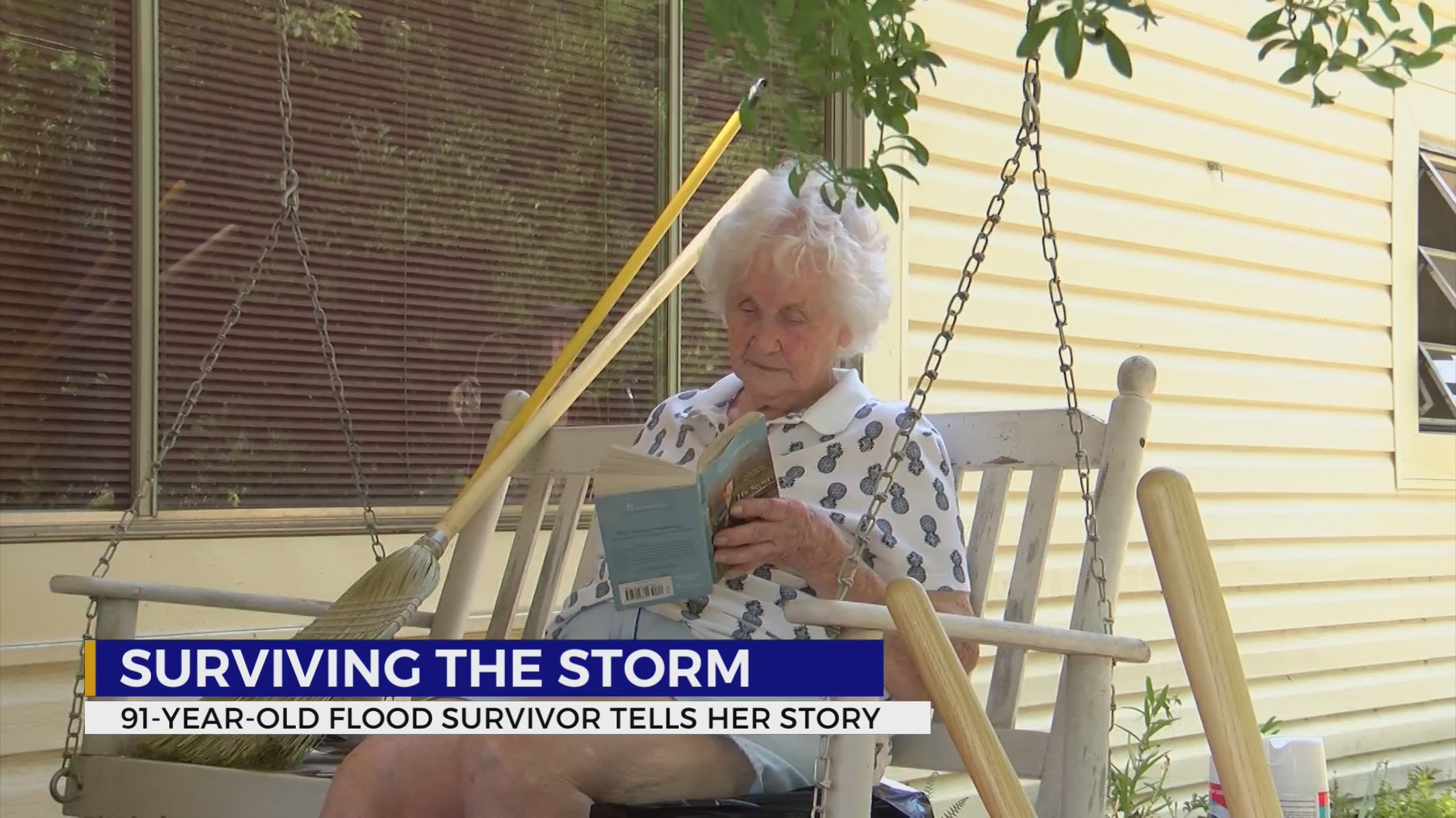 Surviving the storm alone: 91-year-old flood victim shares her story ...