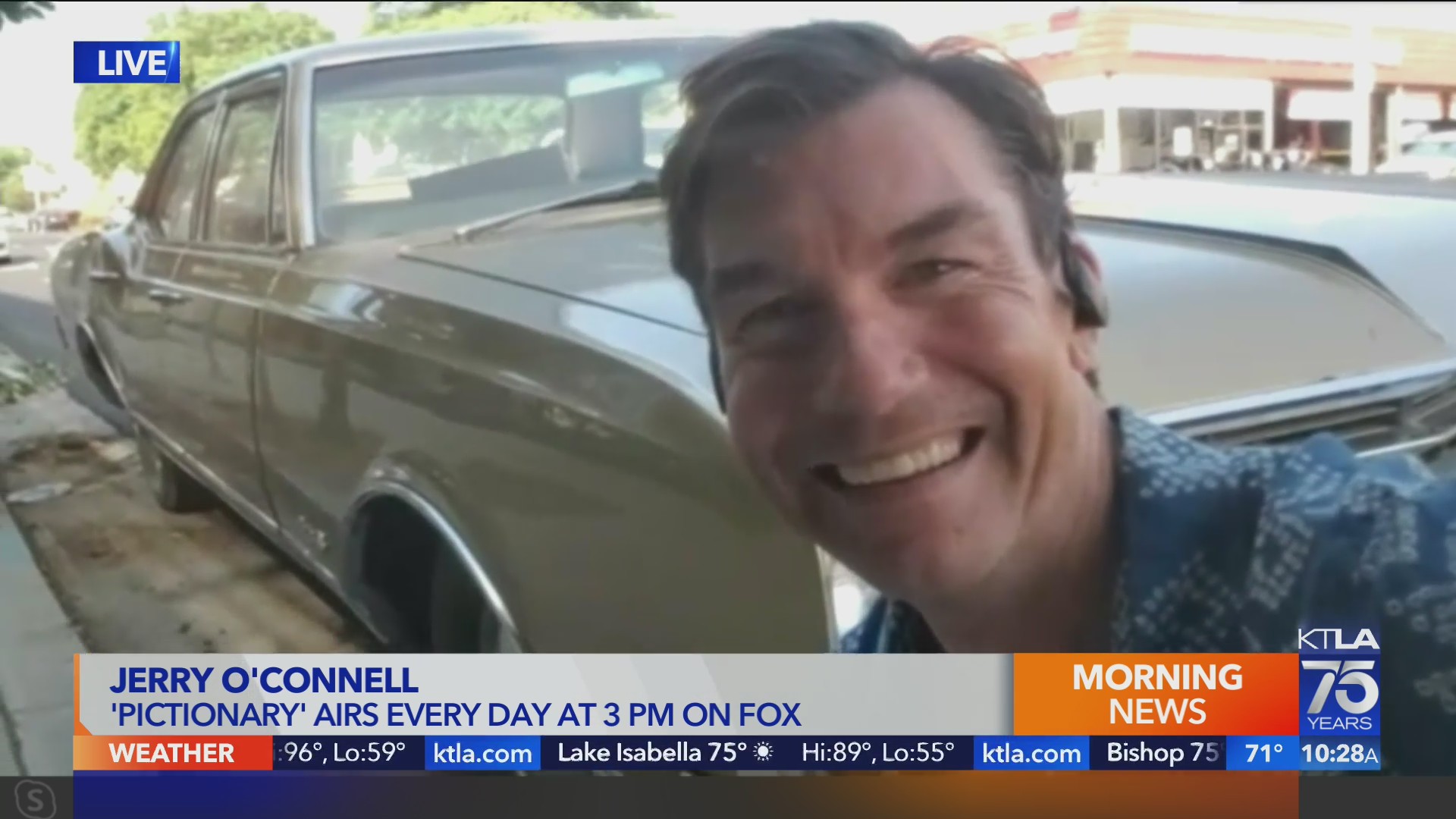 Jerry O’Connell went from jobless to gainfully employed during the ...