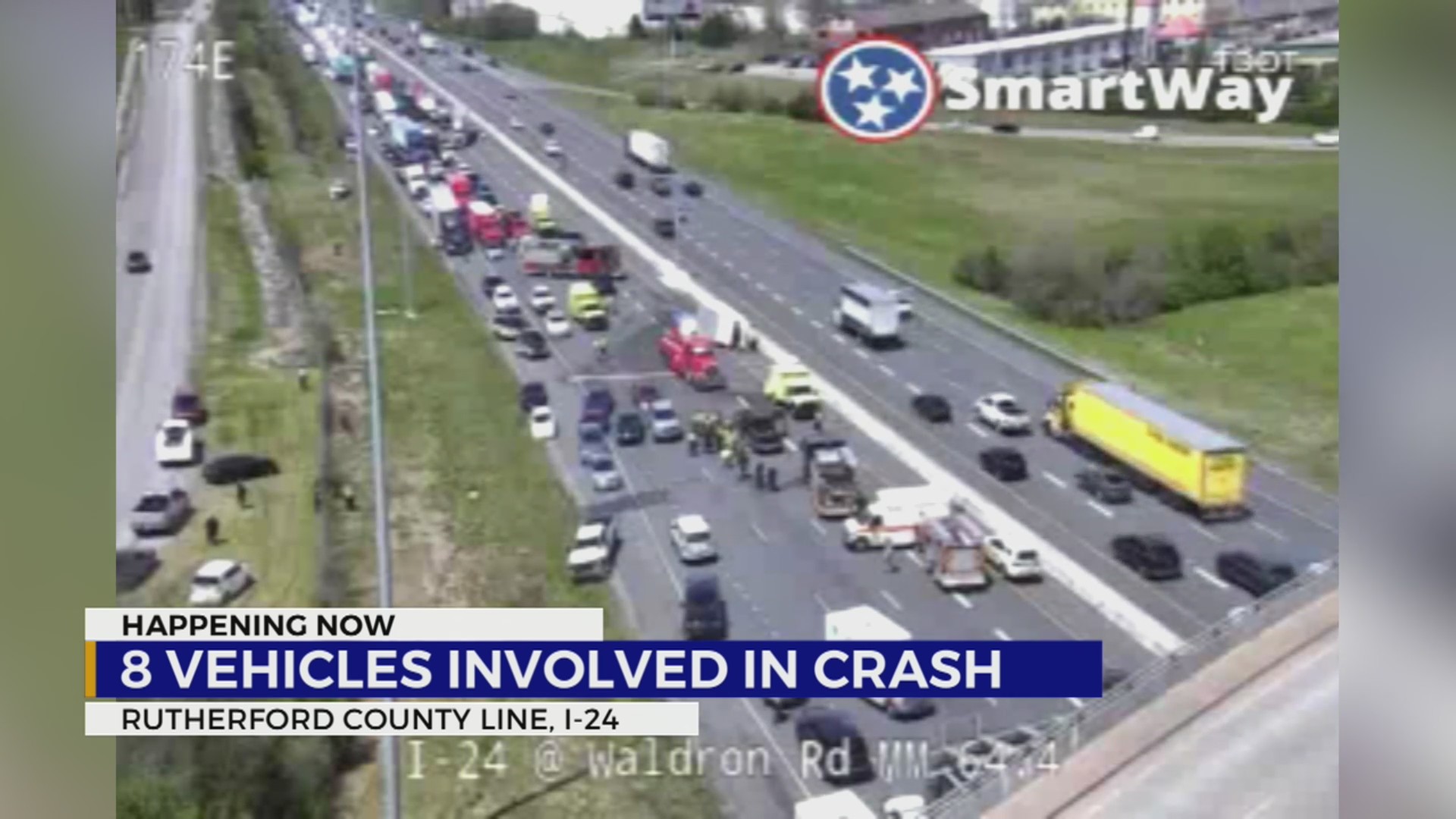 I-24 Eastbound in Rutherford County reopens following multivehicle ...