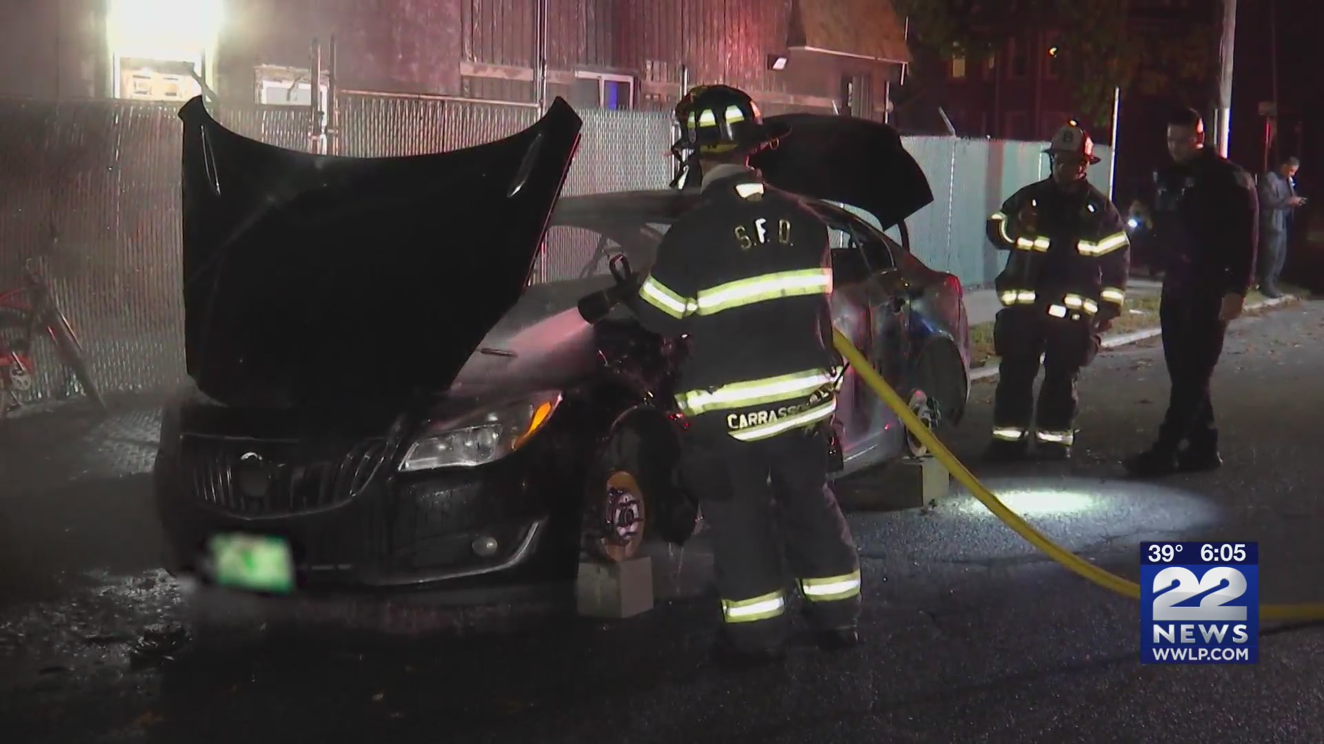 Car caught on fire on Hollywood Street in Springfield – WWLP