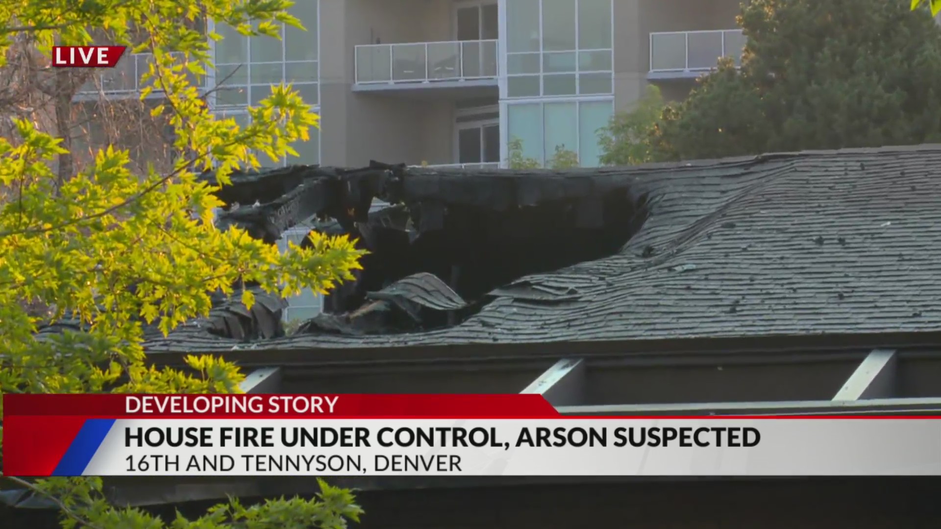 House fire under control, arson suspected – FOX31 Denver