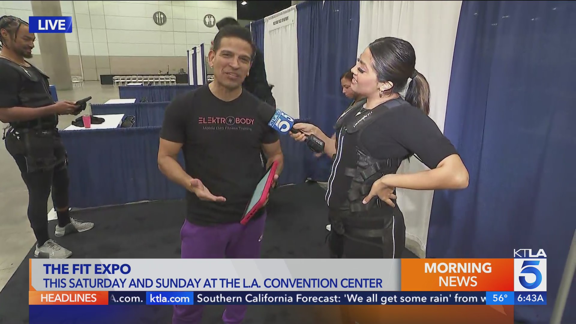Megan Telles takes on The Fit Expo experience – KTLA