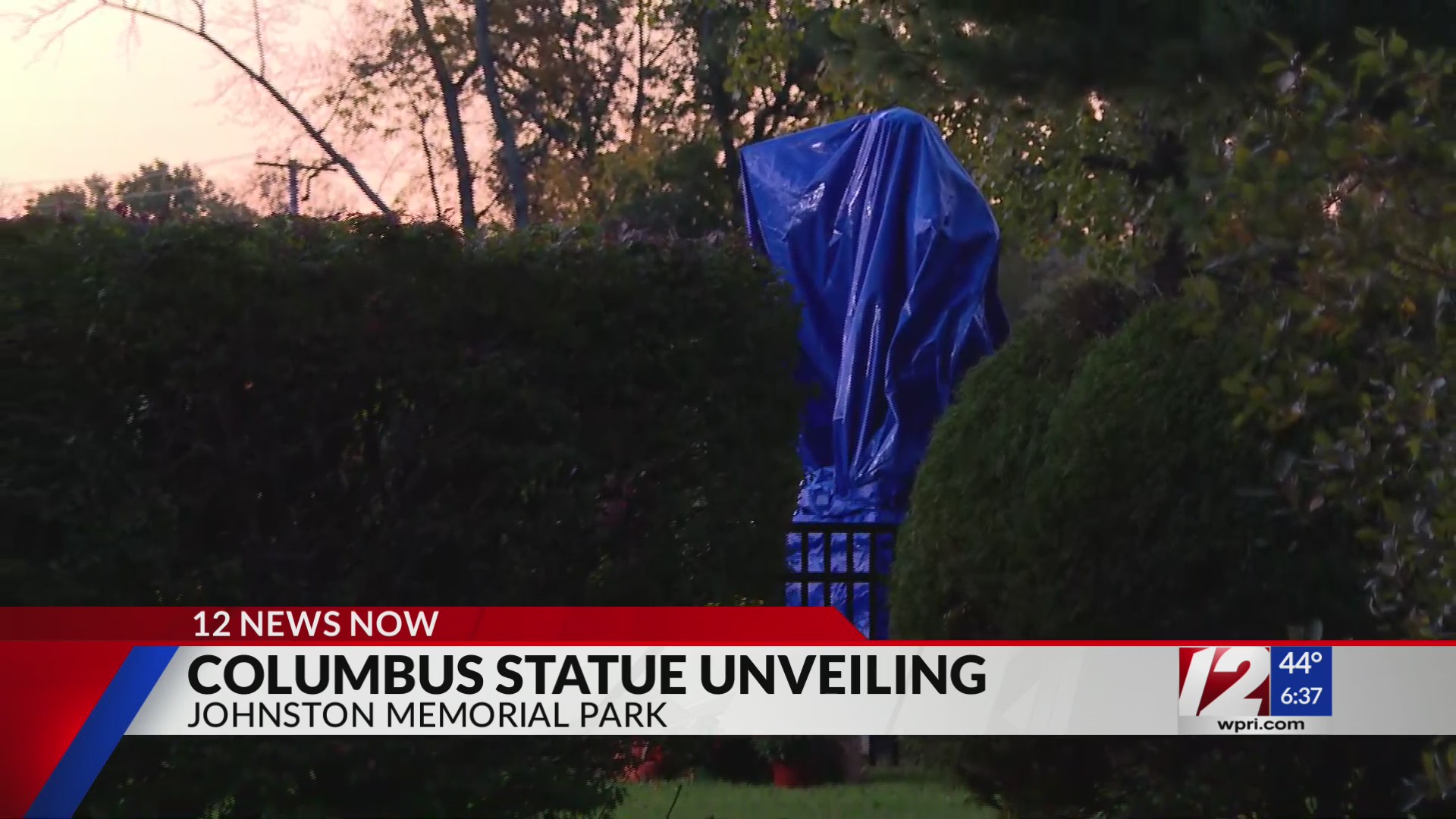 Controversial Columbus statue to be unveiled in Johnston – WPRI.com