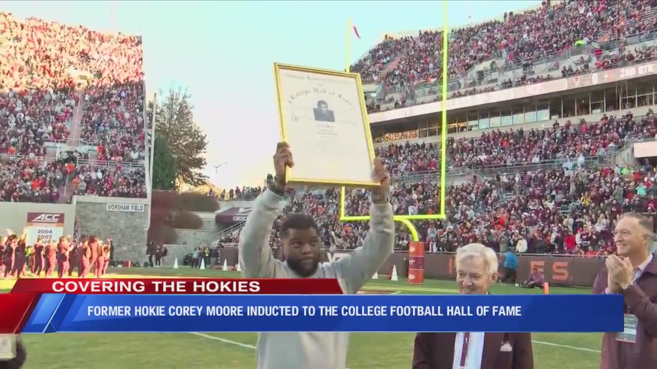 Virginia Tech legend Corey Moore inducted to the College Football Hall ...