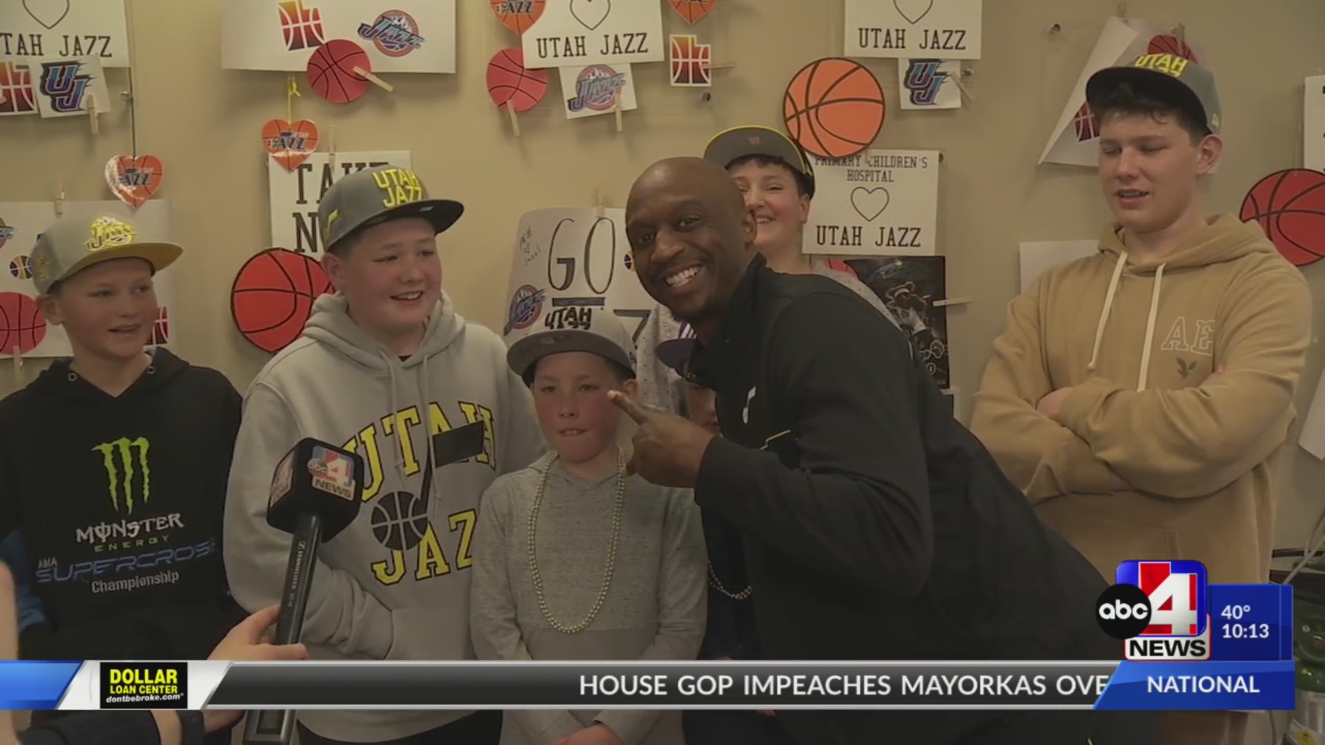 Utah Jazz spend time with kids at Intermountain Primary Children’s ...