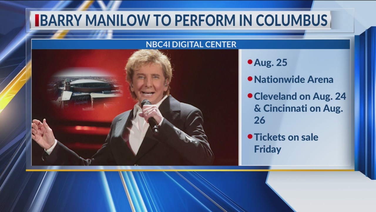 Barry Manilow to perform in Columbus this summer – NBC4 WCMH-TV