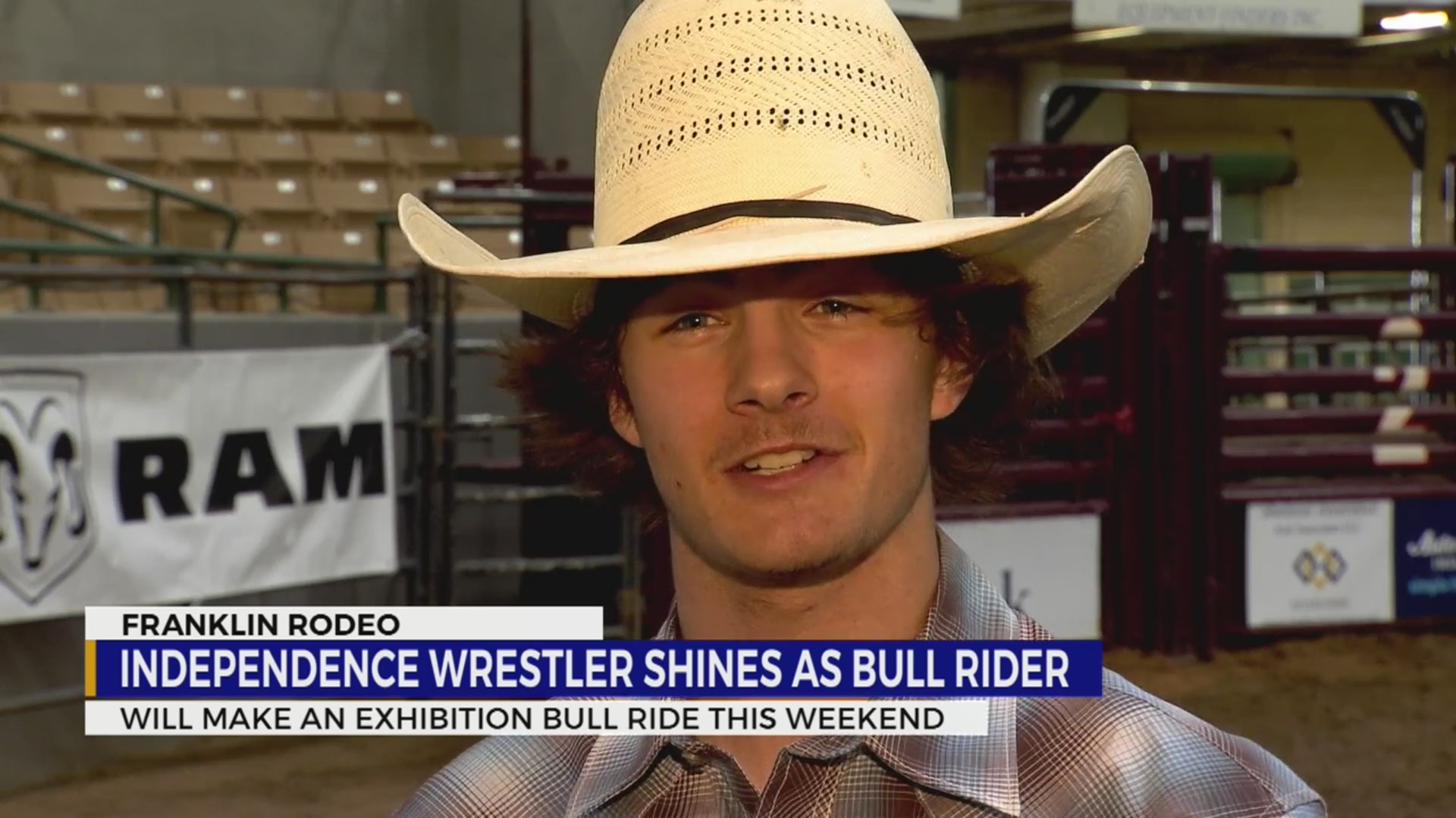 Independence wrestler ready to shine at Franklin Rodeo in bull riding ...