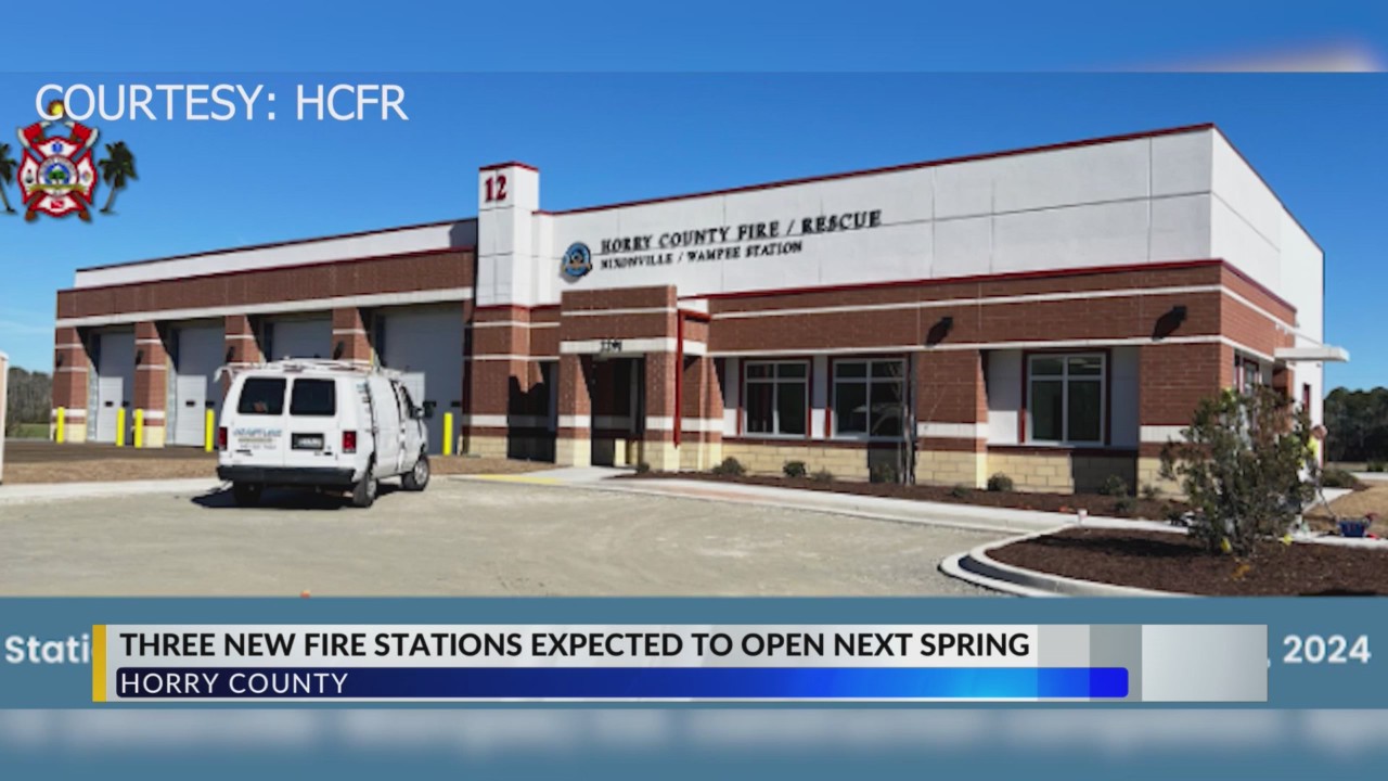 Horry County Fire Rescue Officials talk the opening of three new fire ...