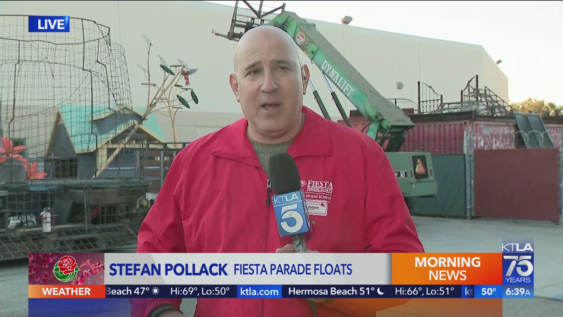 Fiesta Parade Floats. 2023 Parade Float Testing – KTLA