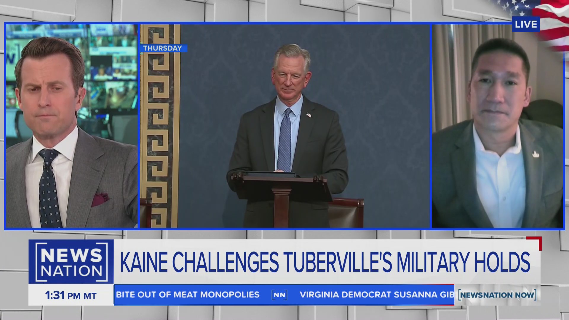 Sen. Kaine challenging Sen. Tuberville’s military holds | NewsNation ...