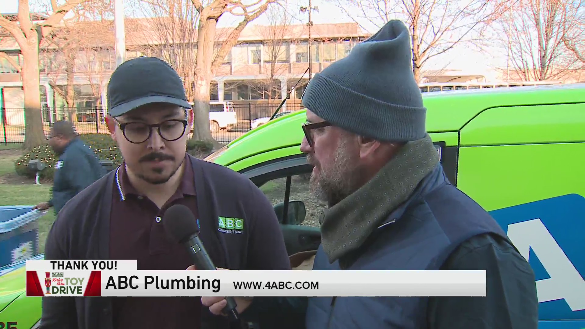 ABC Plumbing at Morning News Toy Drive 2023 – WGN-TV