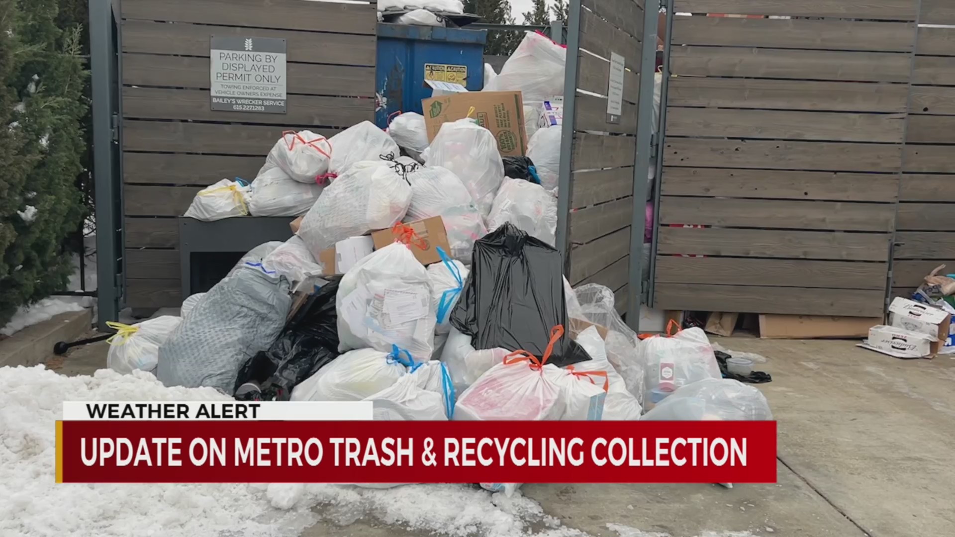 When Metro trash and recycling collection will resume – WKRN News 2