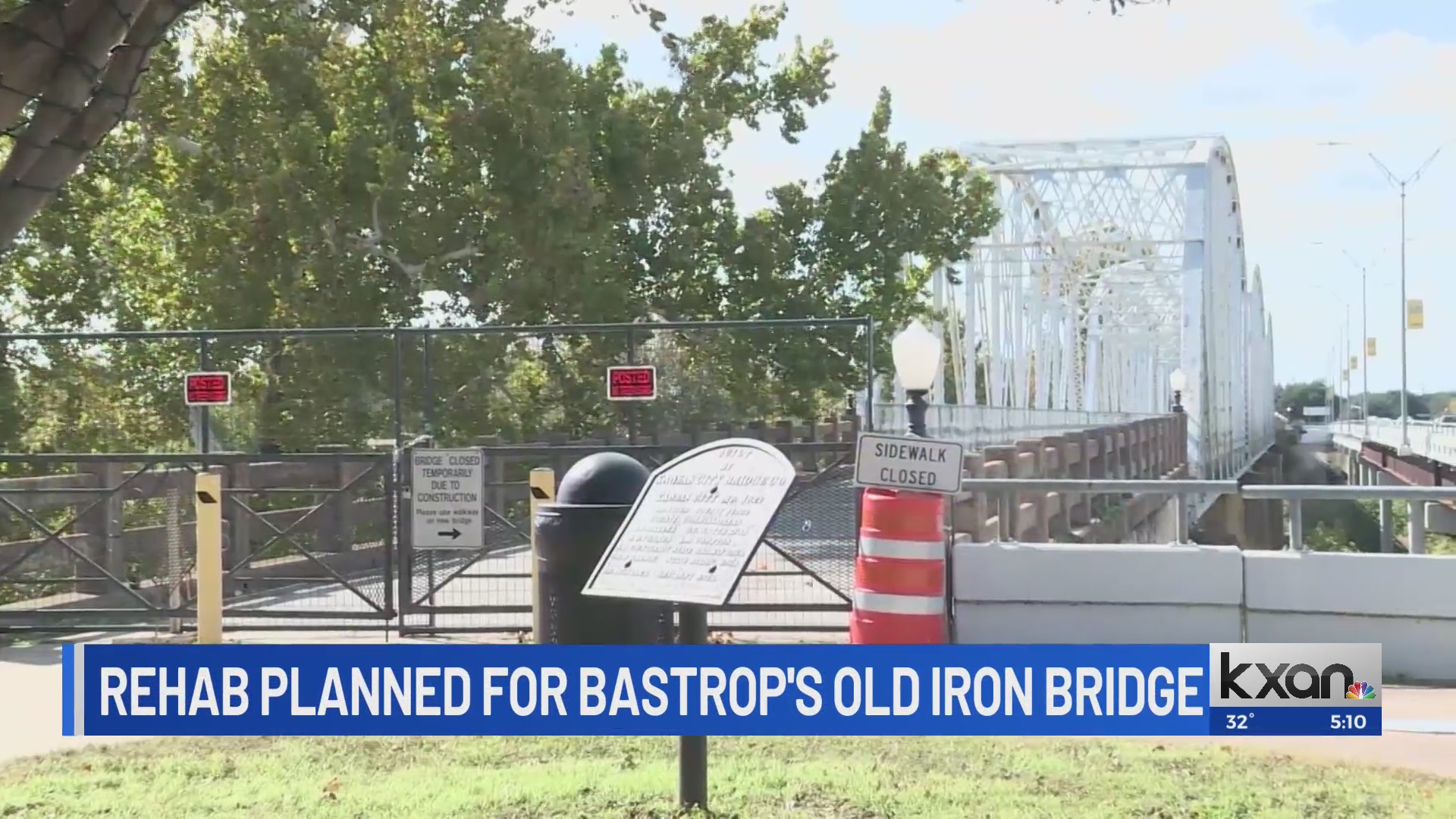 Rehab planned for Bastrop’s Old Iron Bridge – KXAN Austin