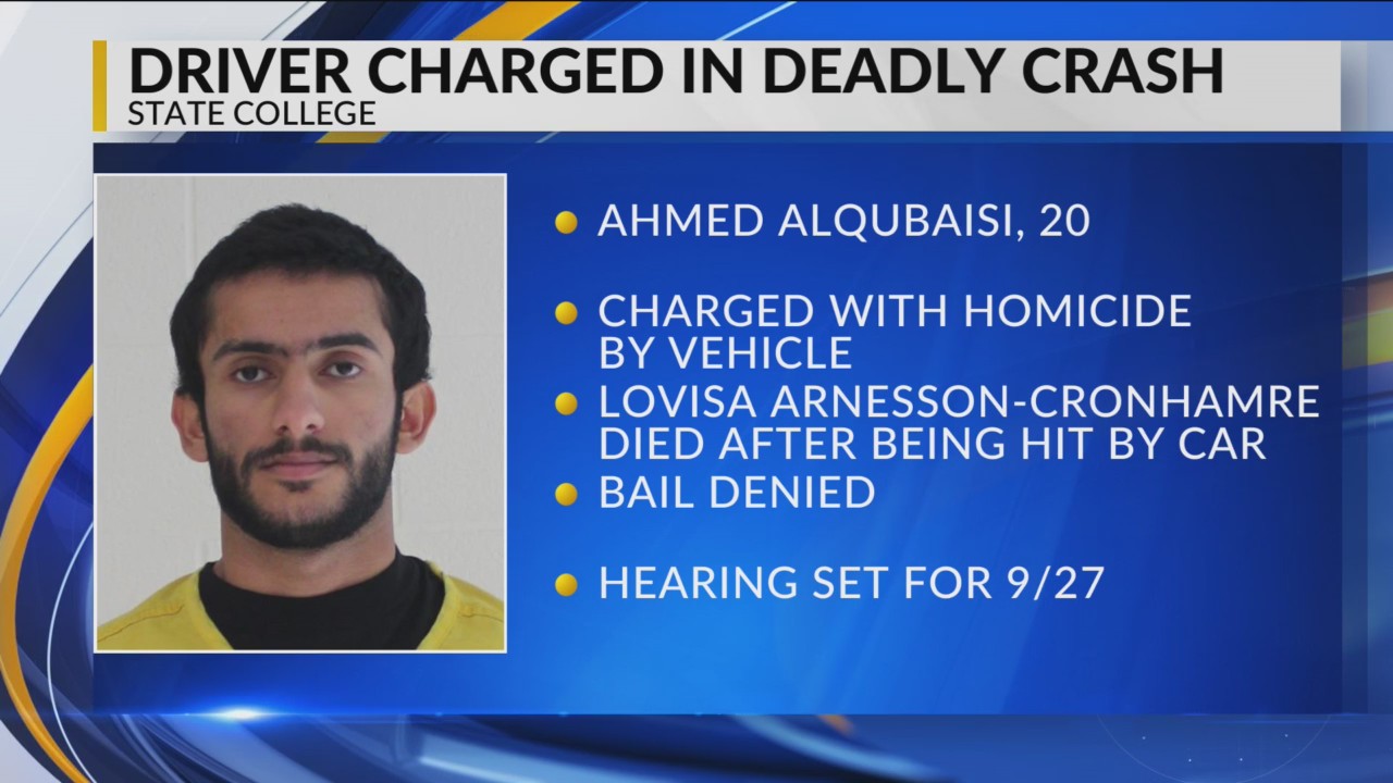 PSU student charged in death of fellow student with vehicular homicide ...