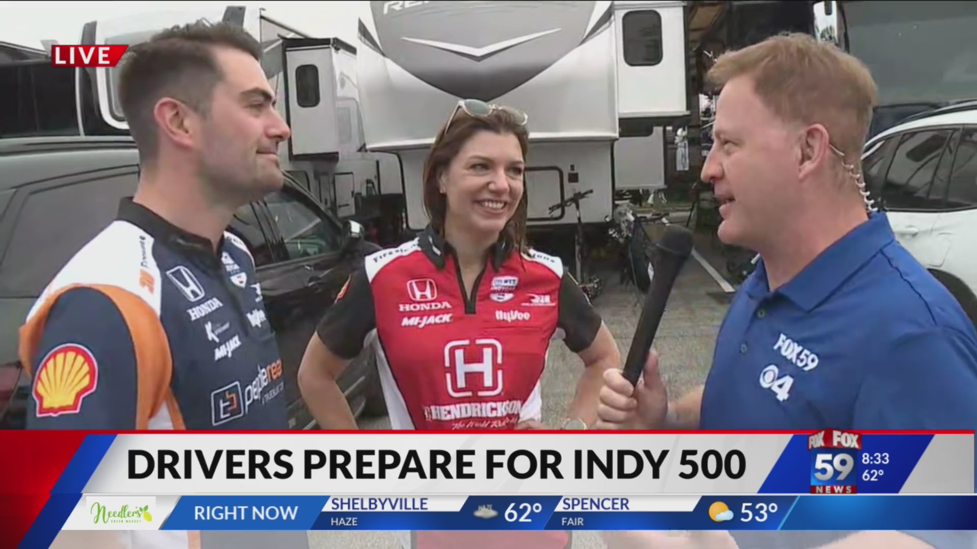 Interviewing Jack Harvey and Katherine Legge – Fox 59
