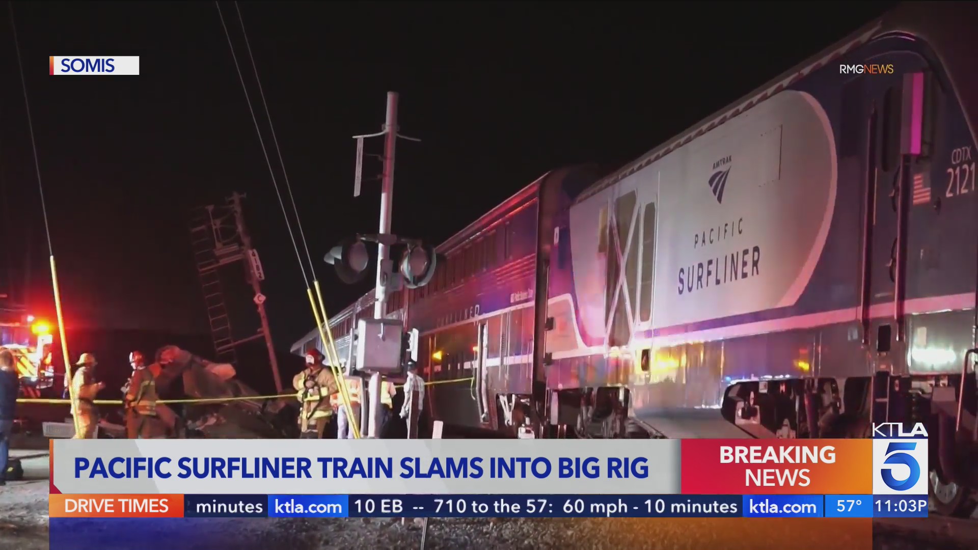 Pacific Surfliner train slams into big rig – KTLA
