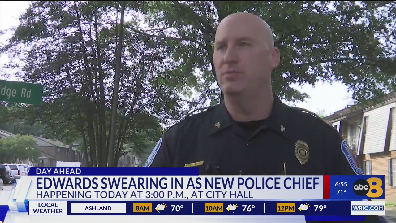 Rick Edwards to be officially sworn in as City of Richmond Chief of ...