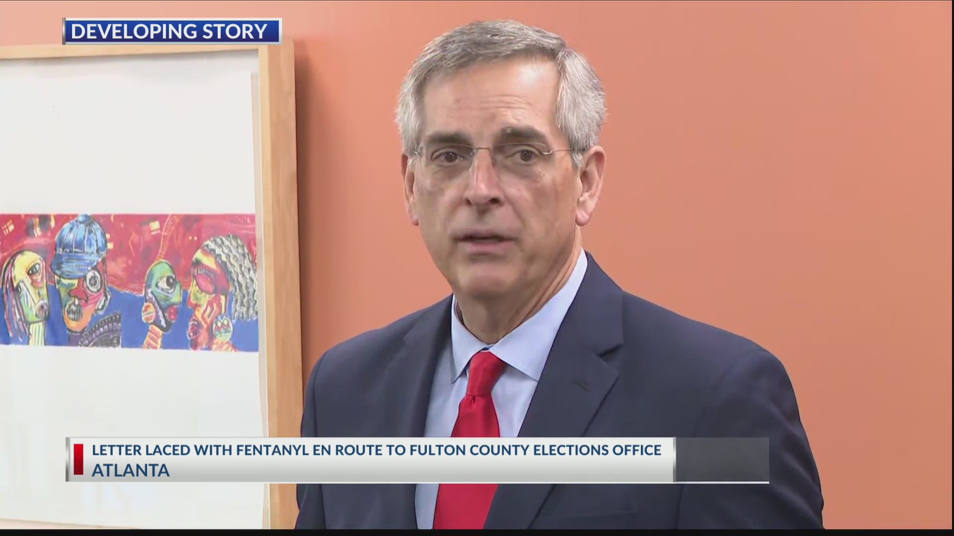 SOS: Letter laced with fentanyl en route to Fulton County elections ...