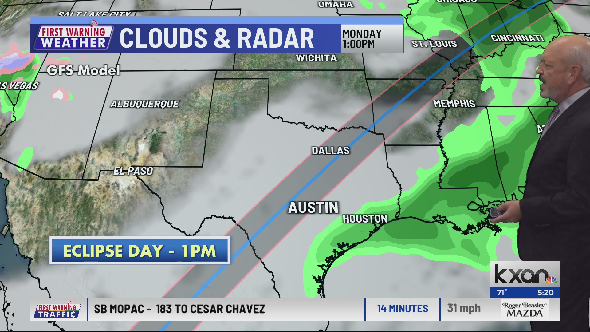 Eclipse Day Forecast – KXAN Austin