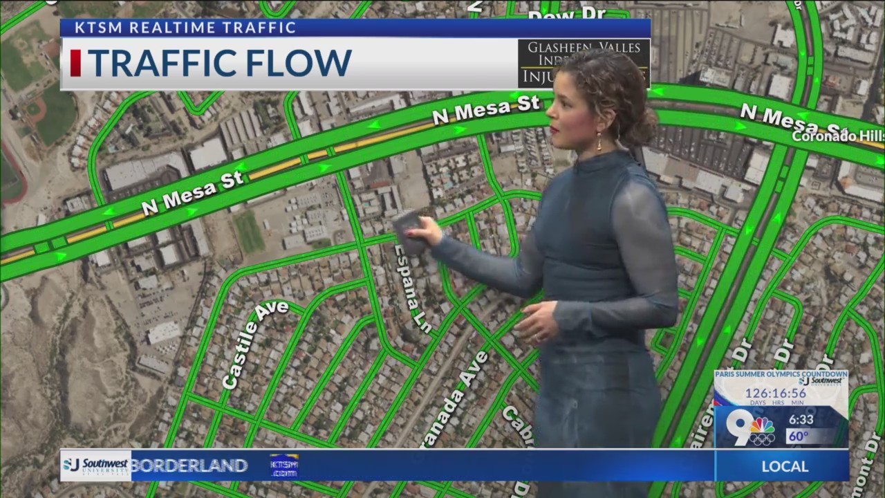 Traffic flow with Jasmine Perry – KTSM 9 News