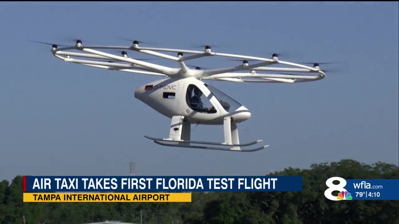 Tampa International Airport hosts Florida’s first ‘air taxi’ test ...