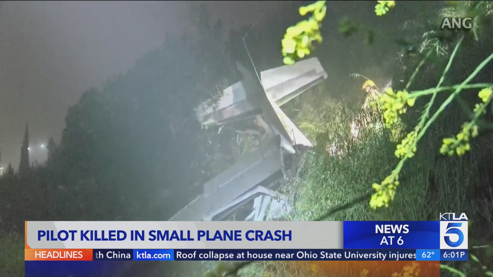 Pilot dies after crashing small plane in Beverly Crest – KTLA