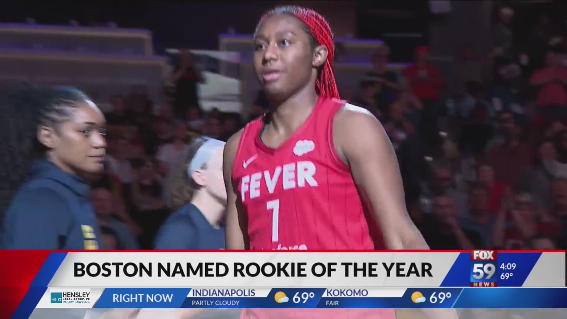 Fever’s Aliyah Boston wins AP Rookie of the Year Award – Fox 59