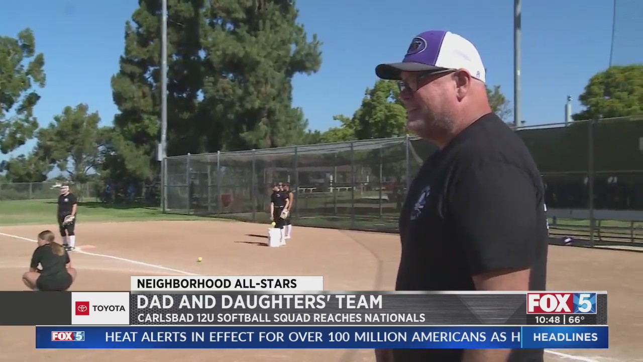 Dad And Daughters Softball Team Heads To Nationals – FOX 5 San Diego ...