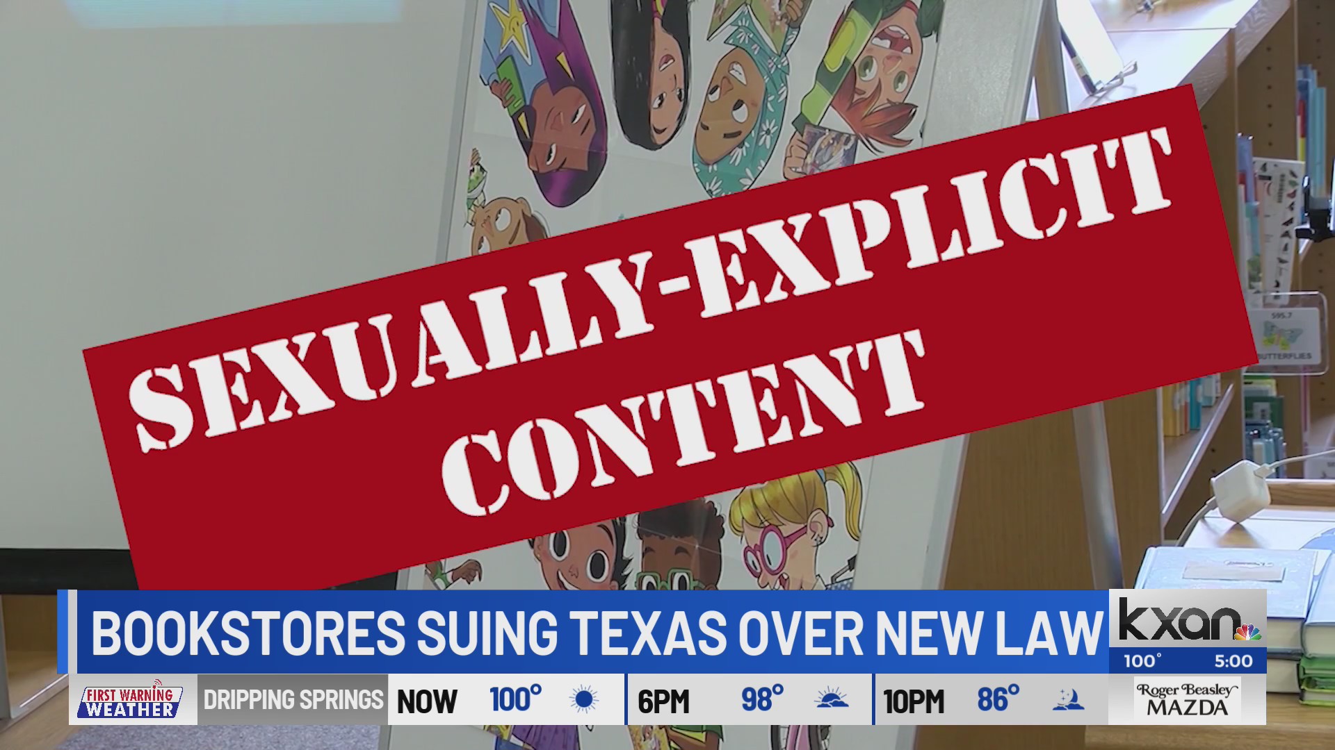 Bookstores sue Texas over sexually-explicit book ban – KXAN Austin