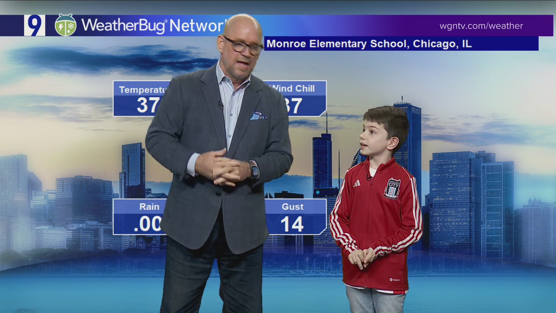 Adorable 3rd grader delivers Friday forecast – WGN-TV