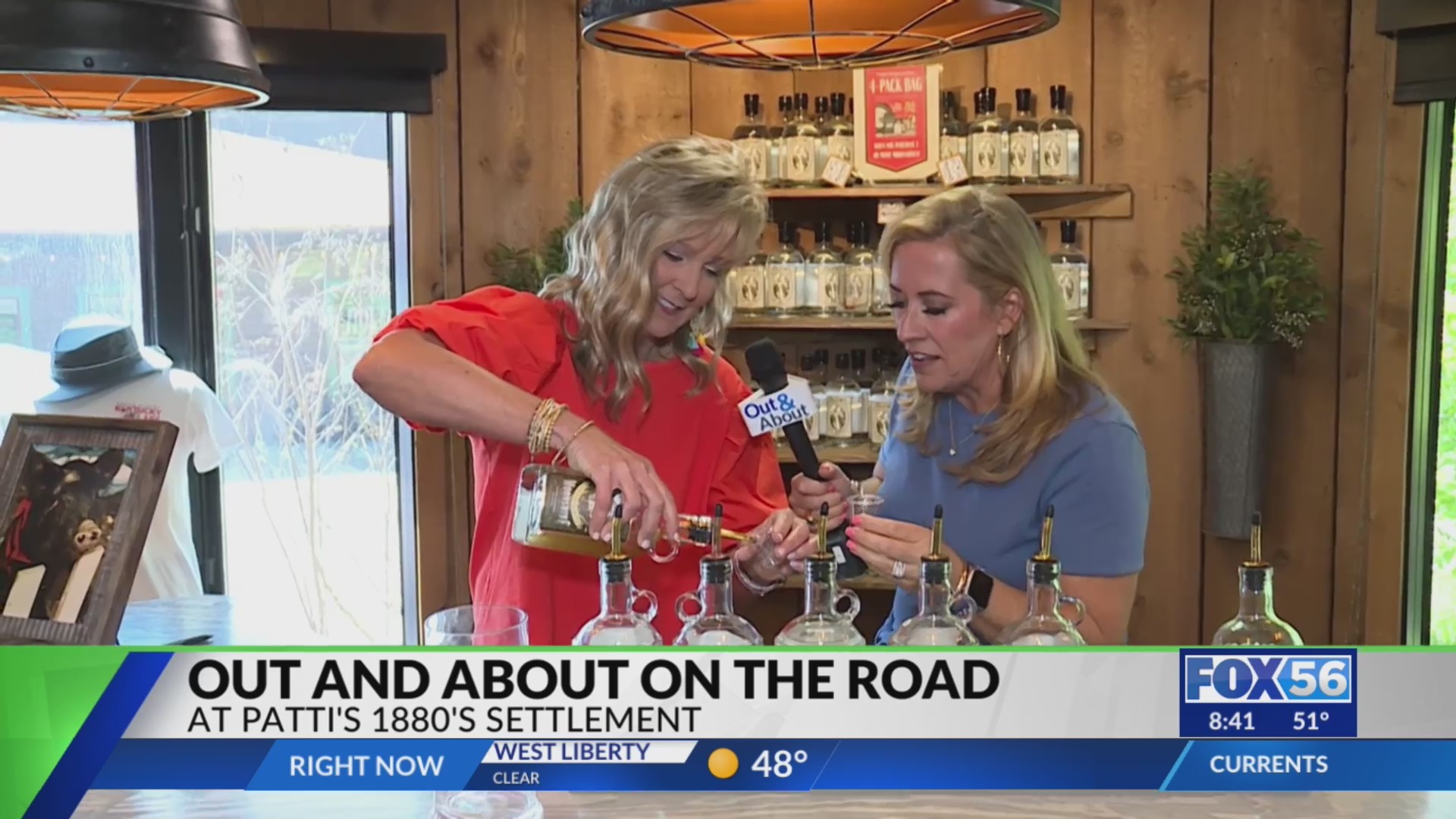 Ann Martin shows off the moonshine at Patti’s 1880’s Settlement – FOX ...