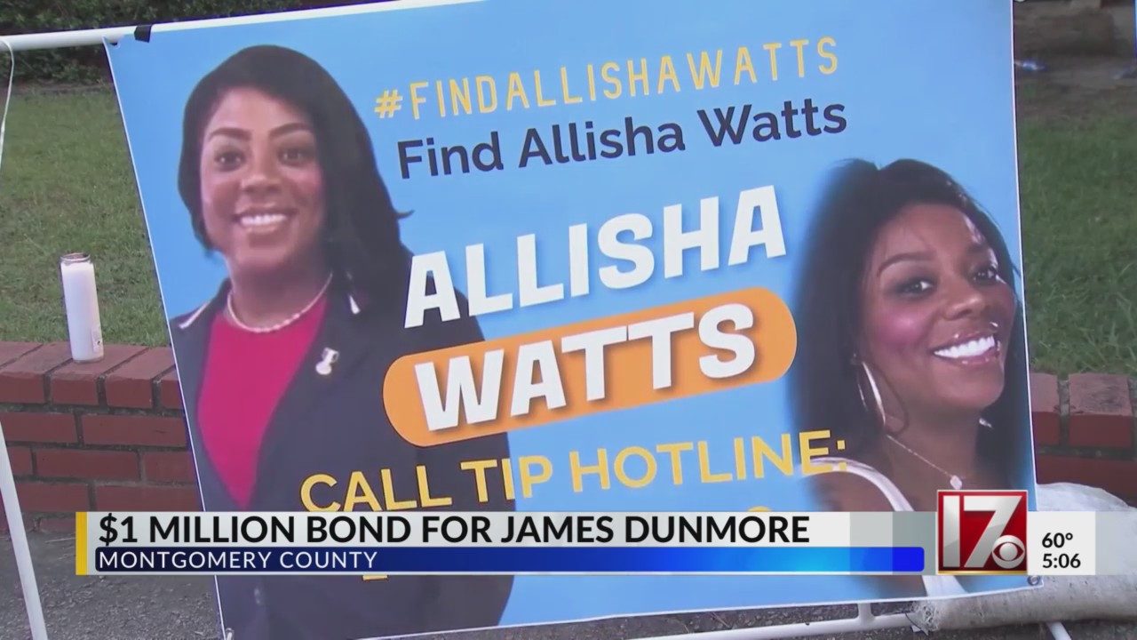 Suspect in Allisha Watts murder remains under $1 million bond – CBS17.com