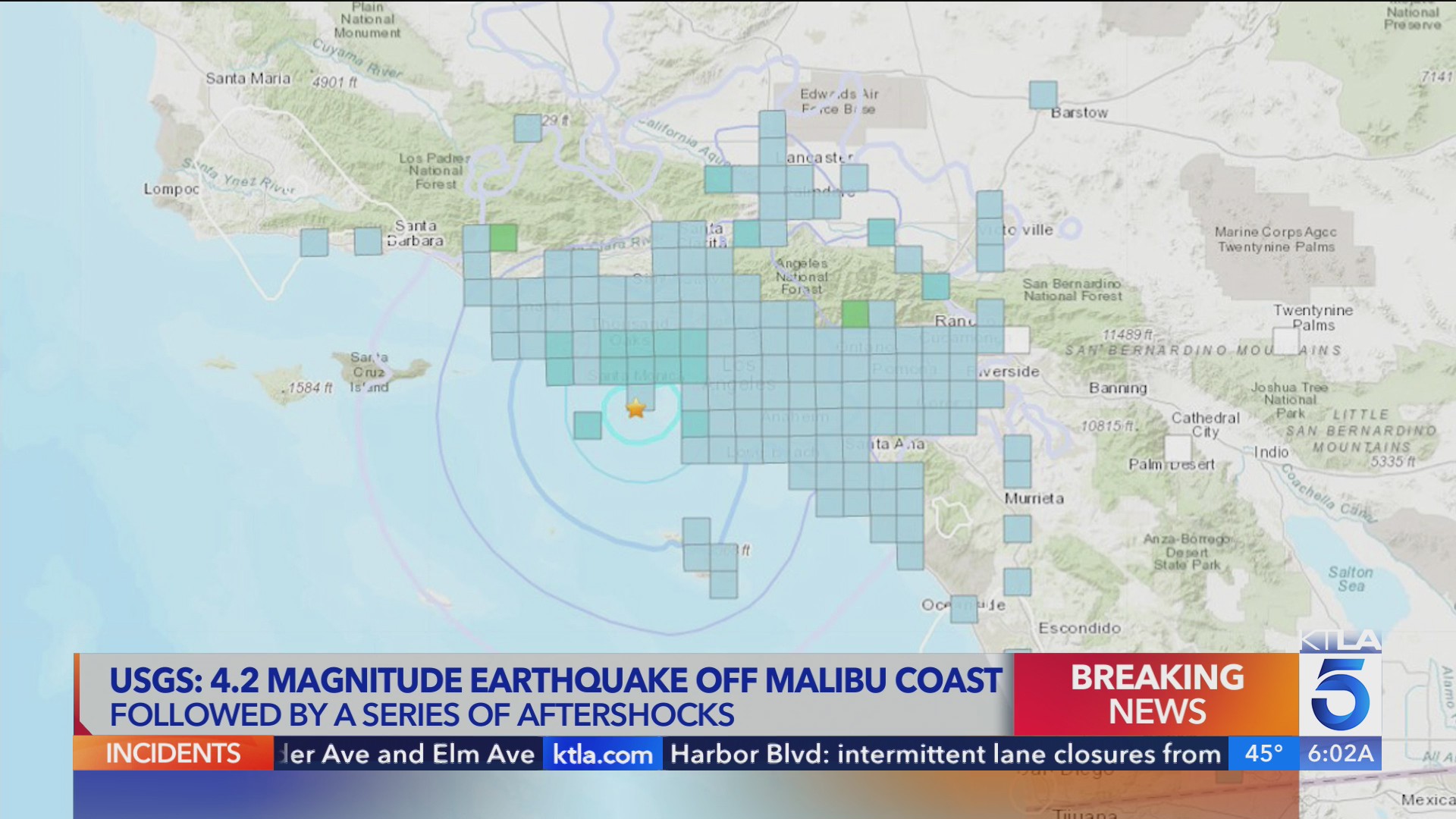4.2 magnitude earthquake hits Southern California – KTLA