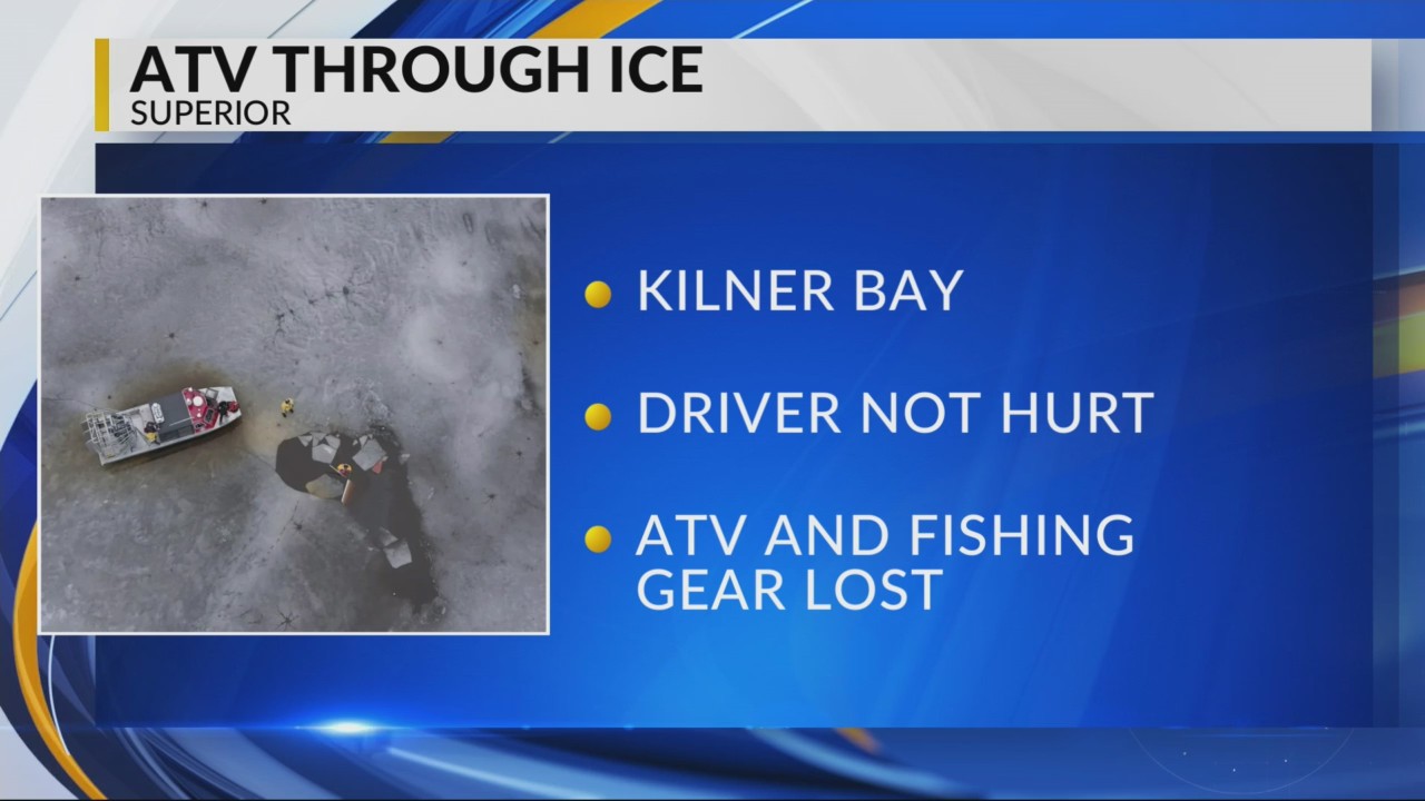 ‘Expensive’ ATV falls through the ice in northern Wisconsin, officials ...