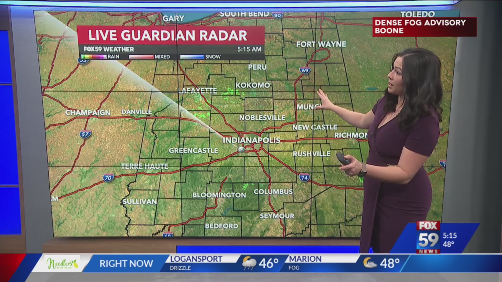 Dense fog this Monday morning; heavy rain arrives tonight – Fox 59