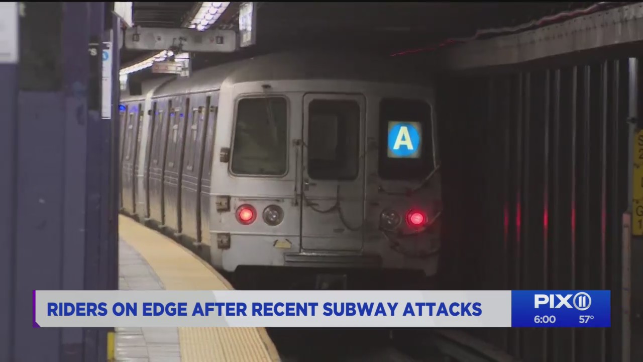 NYC riders on edge after recent violent subway incidents – PIX11